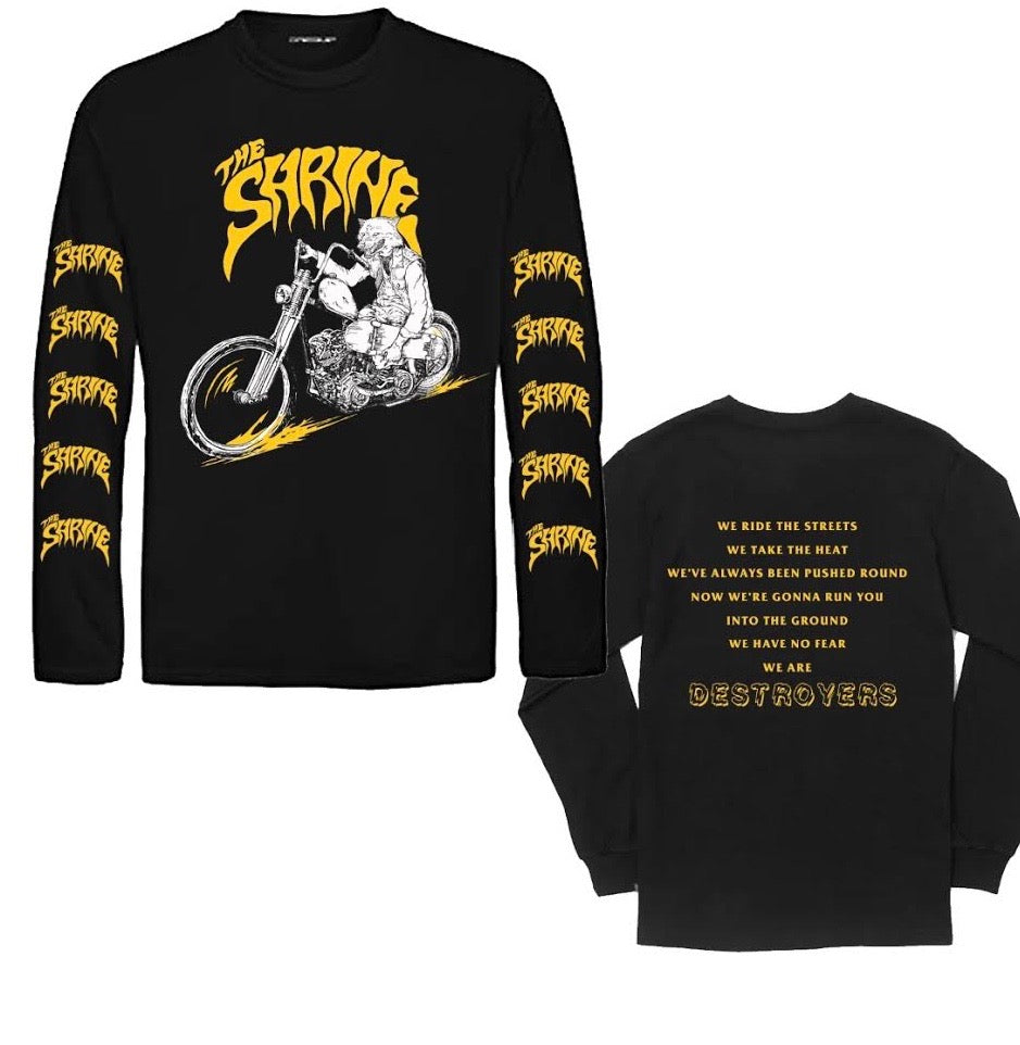 The Shrine x Volcom "Wolf Chopper" Long Sleeve – The Shrine Band